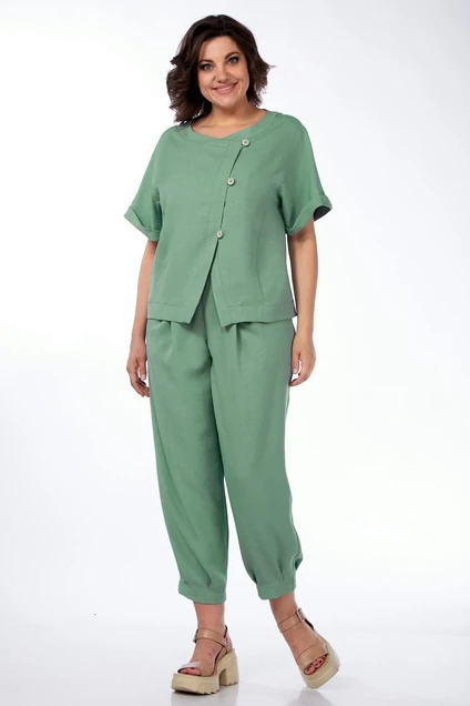 *Костюм брючный 1337-1 мохито Michel Chic купить в интернет магазине Велесмода